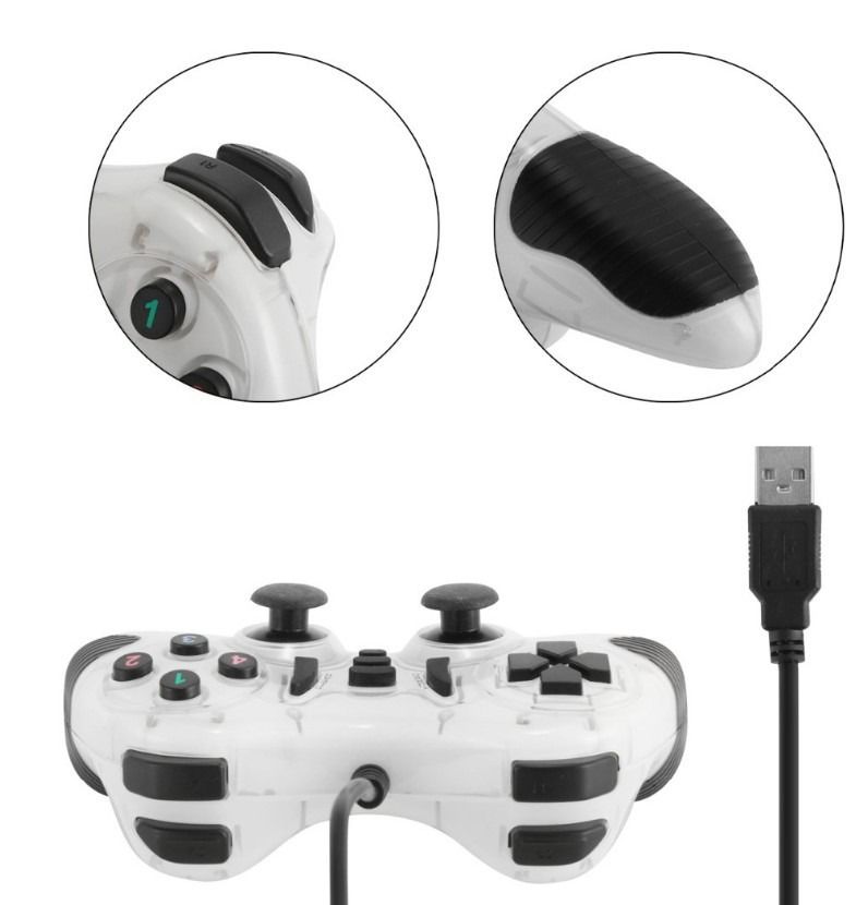 TWIN WIRED CONTROLLER WITH ANALOG AND TURBO BUTTON, Video Gaming ...
