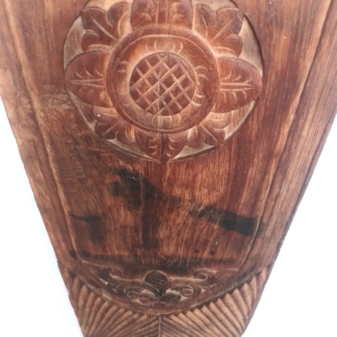 Ukiran Kayu Jati Lawas (Bagian Dinding Rumah Jawa Kuno). Sleman ...