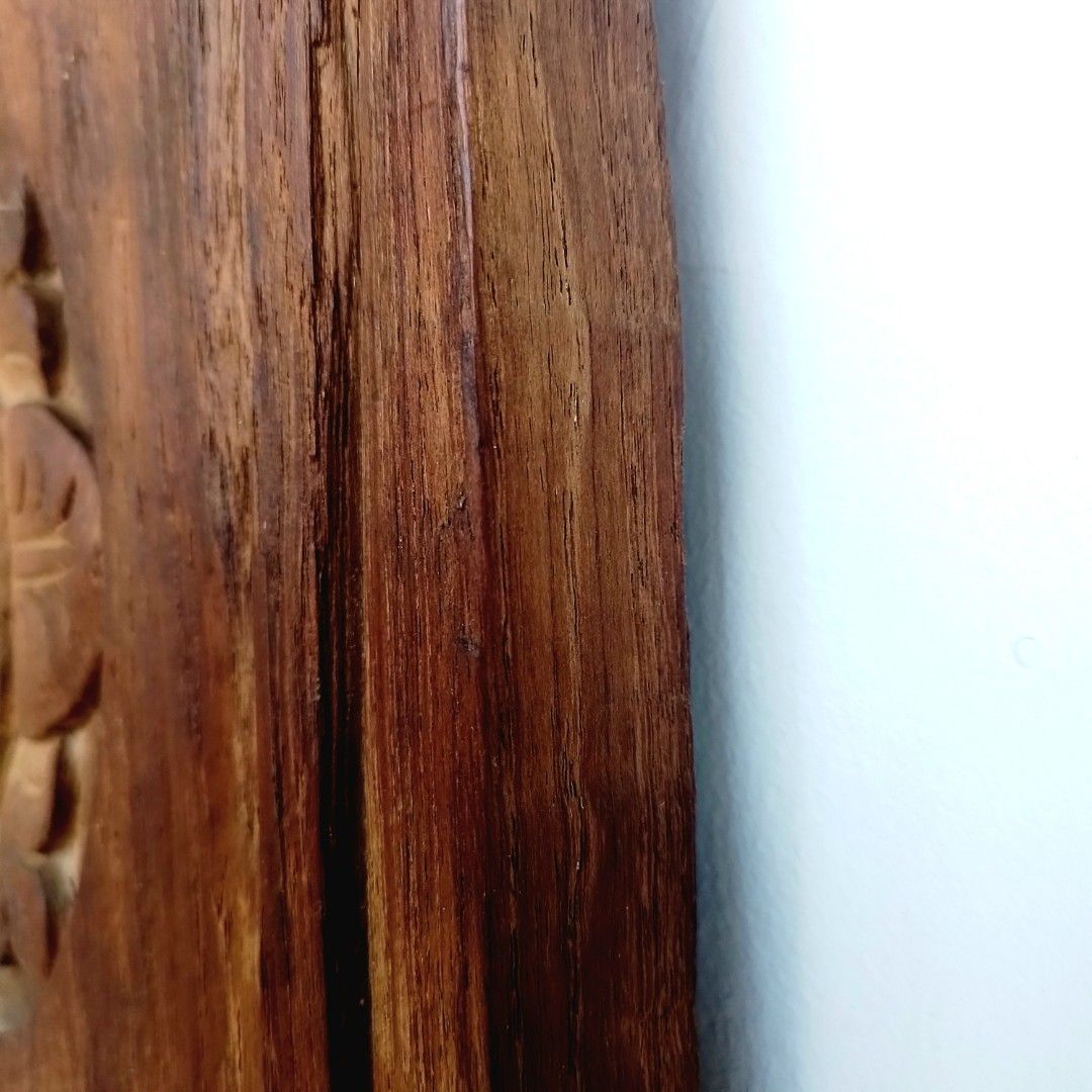Ukiran Kayu Jati Lawas (Bagian Dinding Rumah Jawa Kuno). Sleman ...