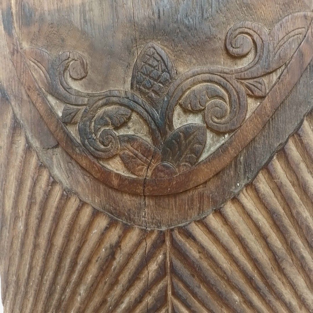 Ukiran Kayu Jati Lawas (Bagian Dinding Rumah Jawa Kuno). Sleman ...