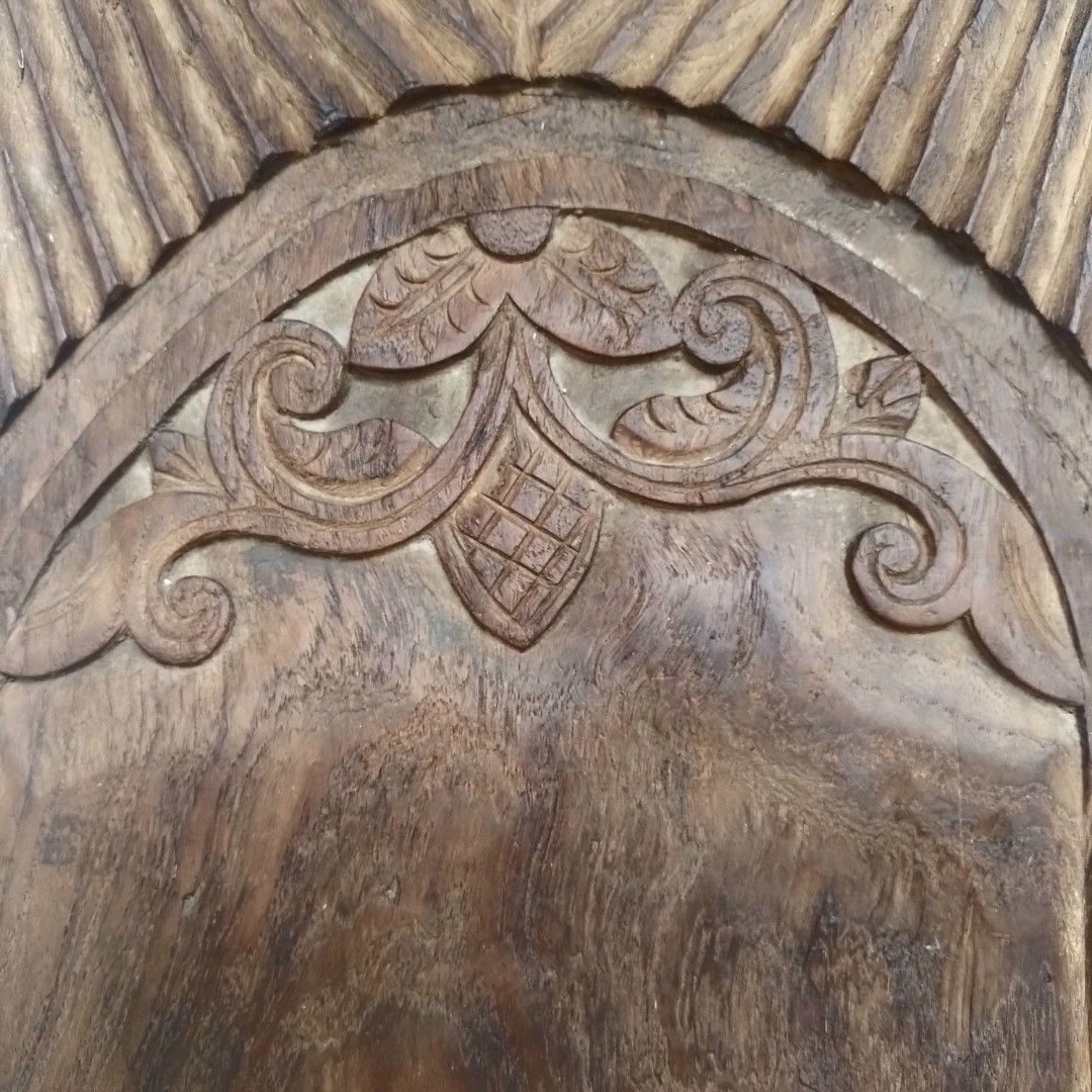 Ukiran Kayu Jati Lawas (Bagian Dinding Rumah Jawa Kuno). Sleman ...