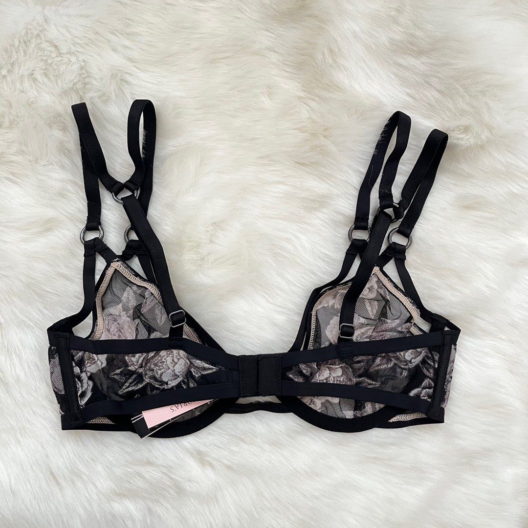 [Victoria’s Secret®️] Very Sexy Caged Strappy Sheer Mesh Unlined Plunge ...