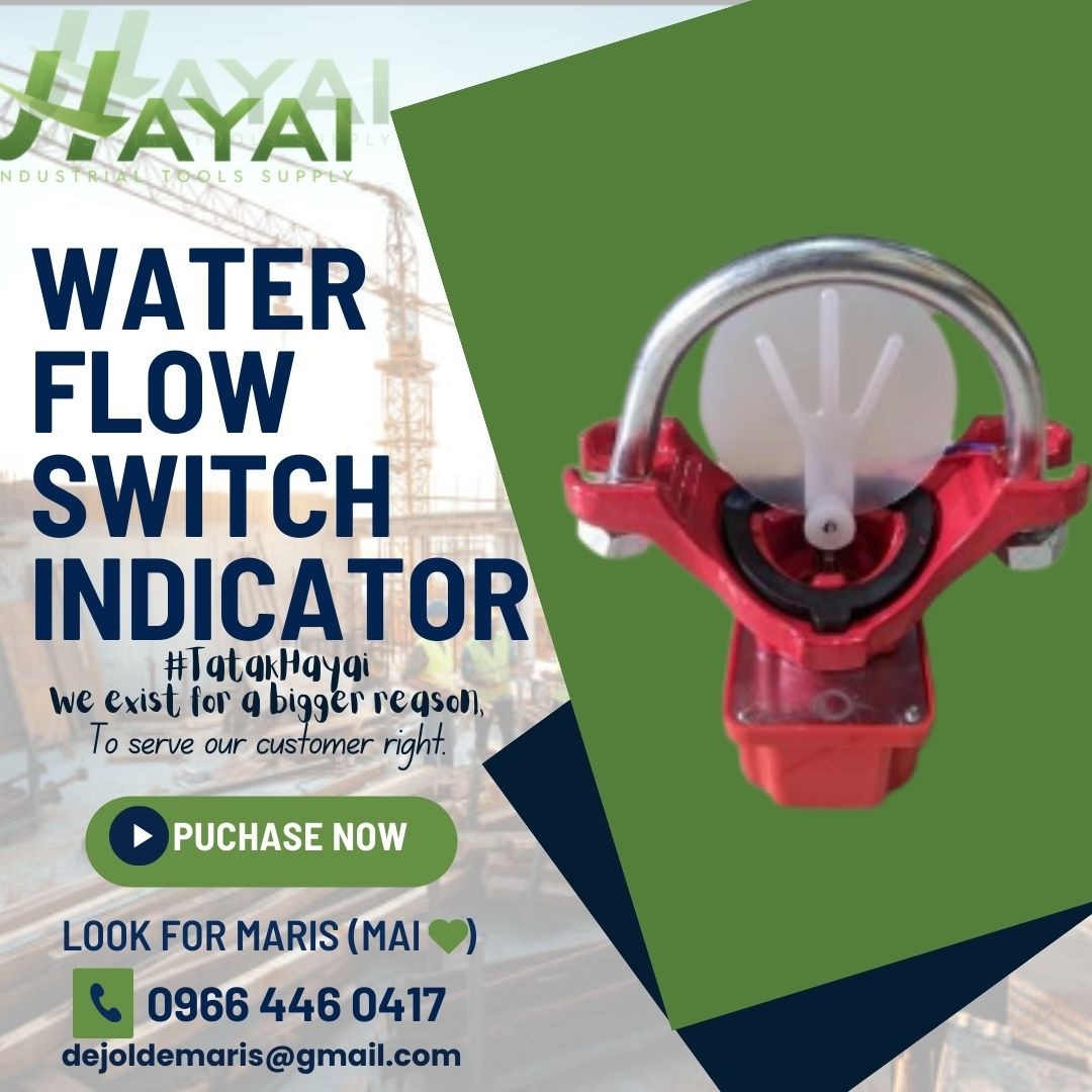 WATER FLOW SWITCH INDICATOR 3inches, Commercial & Industrial ...