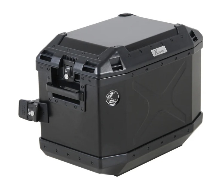 XPLORER LEFT & RIGHT SIDEBOX 40 - BLACK, Motorcycles, Motorcycle ...