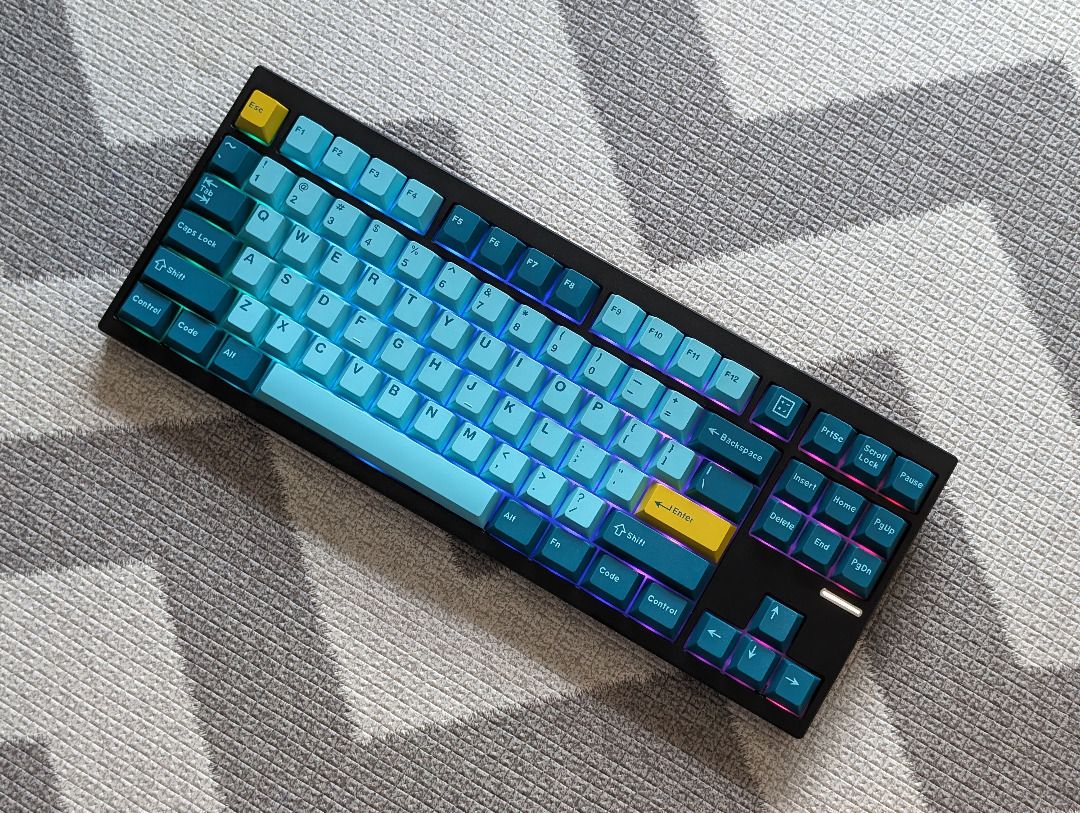 80% Aluminium TKL Custom Mechanical Keyboard (Retrocast0906) - Fully Modded Tri Mode, Computers ...