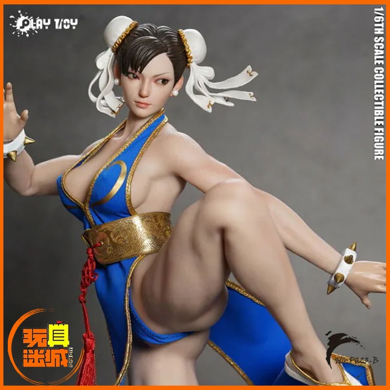 ⭐現時點實體店 [已截單」⭐[訂金 $100/$880] PLAY TOY 1/6 P023-A or P023-B 格鬥女神 春麗 [藍 或 黑]2.0 新版, 興趣及遊戲, 玩具 & 遊戲 ...