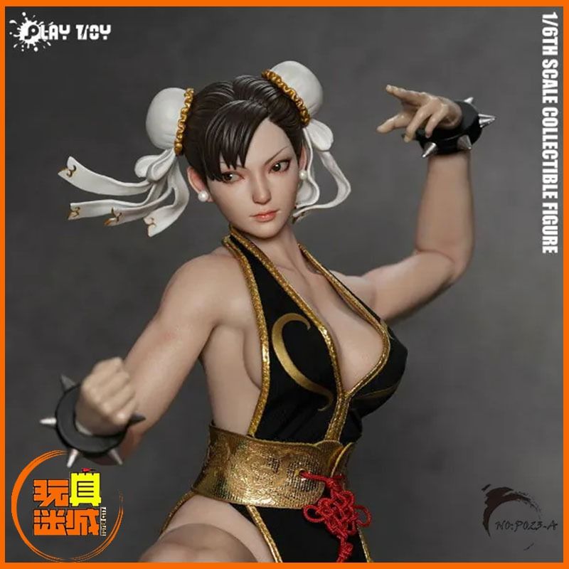 ⭐現時點實體店 [已截單」⭐[訂金 $100/$880] PLAY TOY 1/6 P023-A or P023-B 格鬥女神 春麗 [藍 或 黑]2.0 新版, 興趣及遊戲, 玩具 & 遊戲 ...