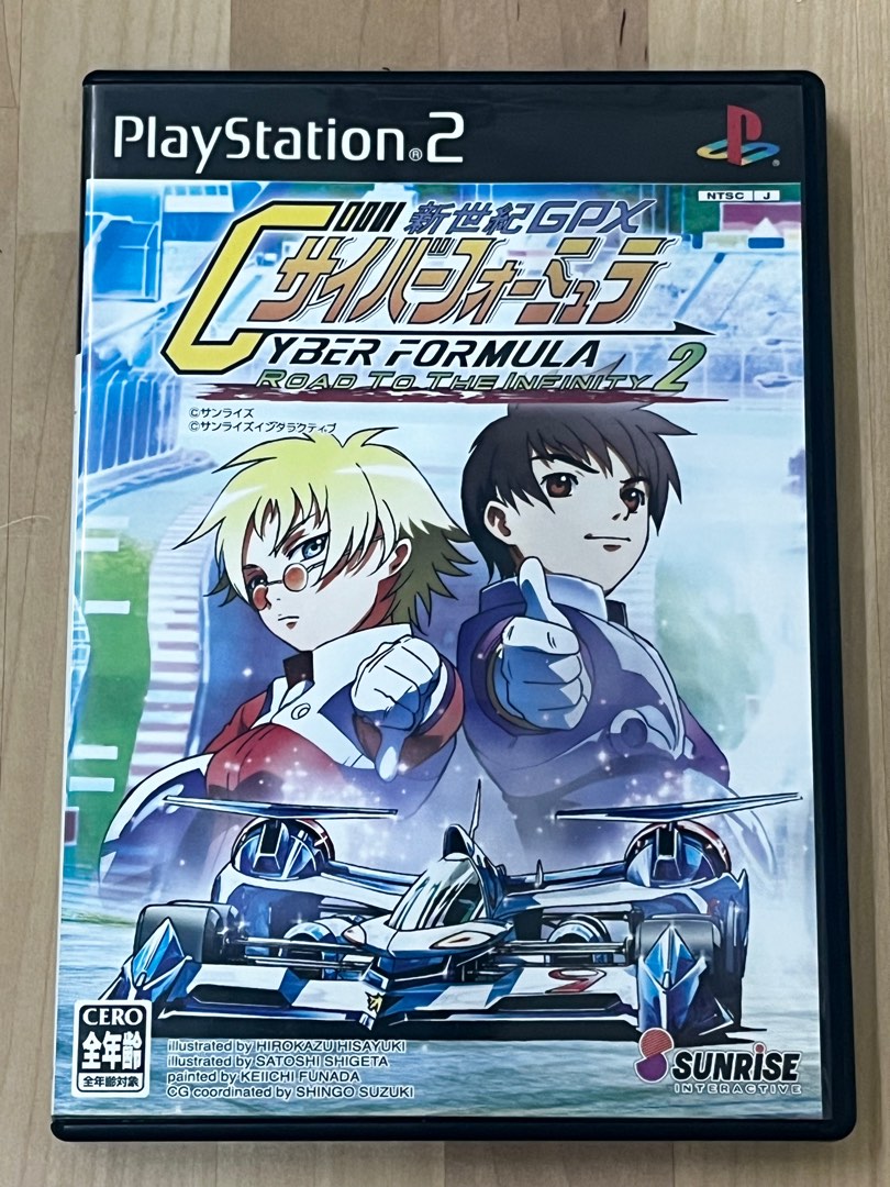 日版 PS2 SUNRISE FUTURE GPX CYBER FORMULA ROAD TO THE INFINITY 2 新世紀高智能 ...