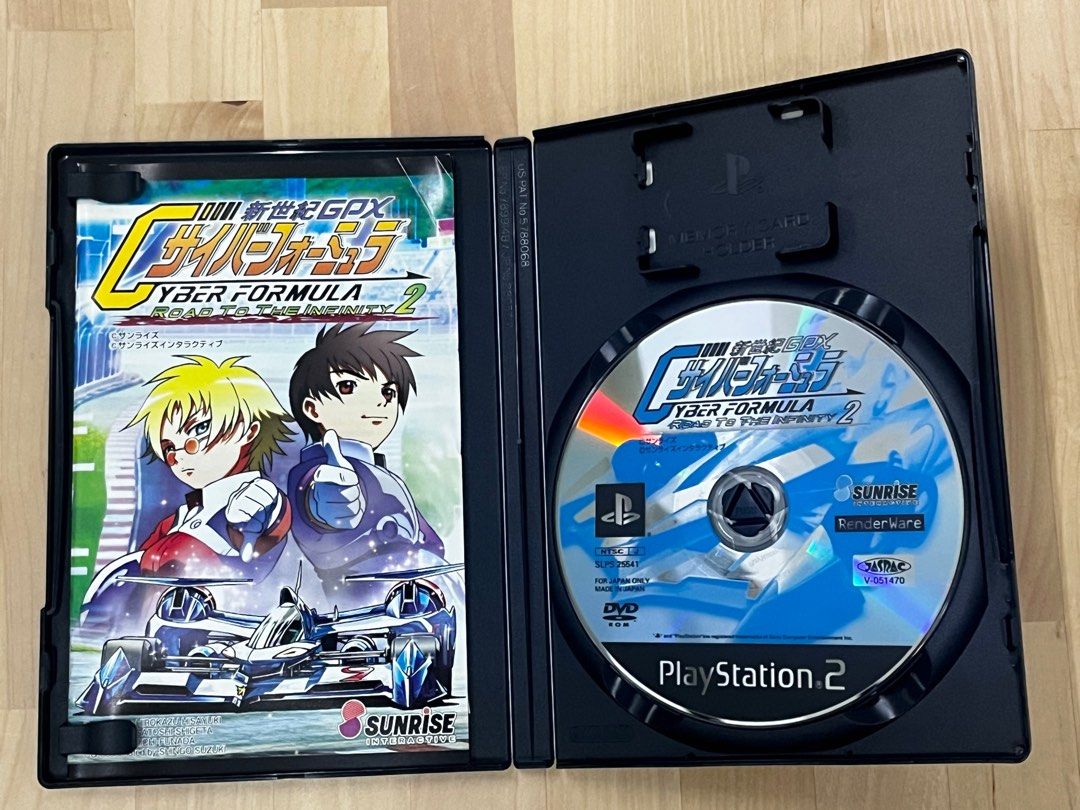日版 PS2 SUNRISE FUTURE GPX CYBER FORMULA ROAD TO THE INFINITY 2 新世紀高智能 ...