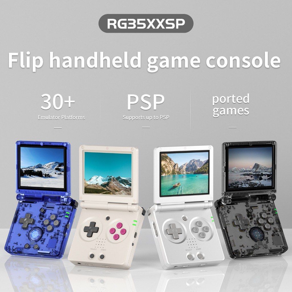 Anbernic RG35XX SP Nintendo GBA SP Gameboy SP flip console retro ...