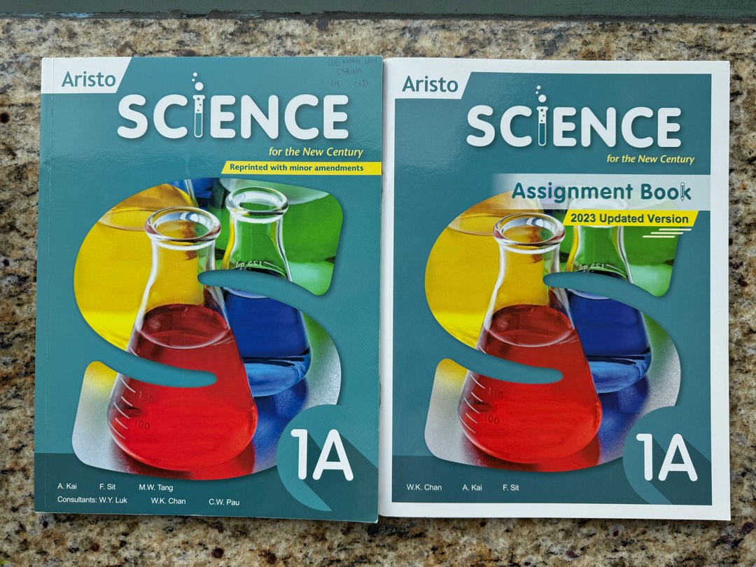 Aristo Science for the New Century 1A and Assignment book 1A, 興趣及遊戲, 書本 ...