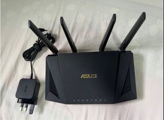 ASUS AX3000 Smart Wifi6 Router Modem (AI Mesh, Dual Band, 802.11ax ...
