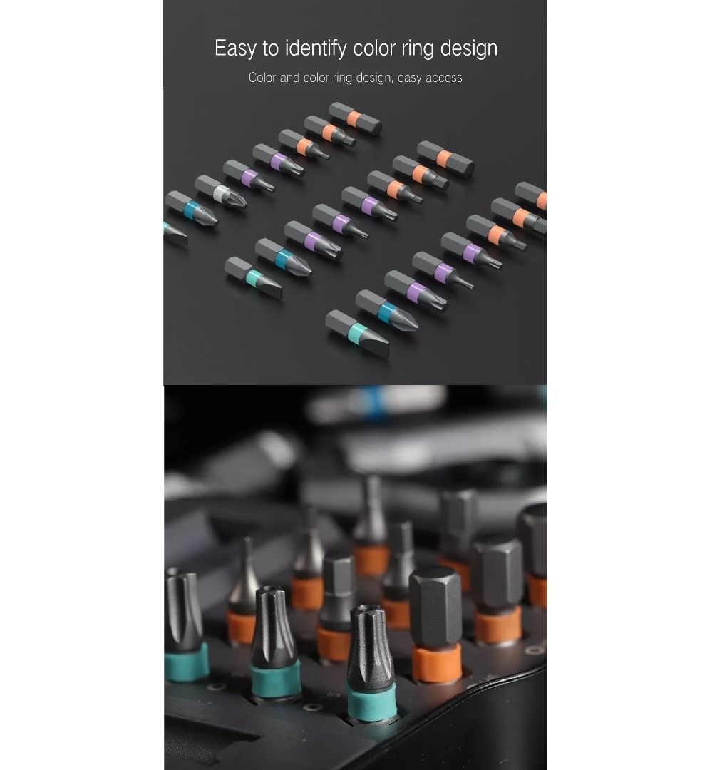 ATuMan 袖珍精密精密手動棘輪螺絲批套裝磁性螺絲批 qpokckp ATuMan Pocket Precision Precision ...