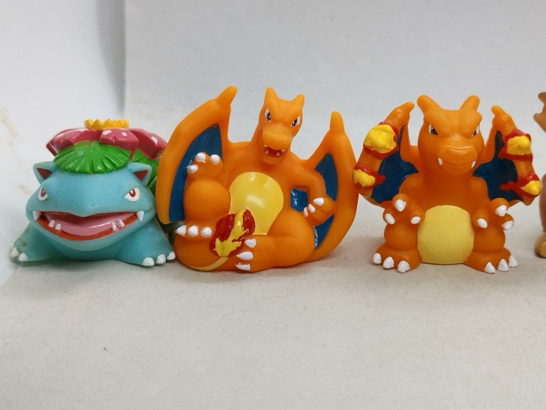 Bandai - Pokémon - Pokemon Finger Doll - Venusaur, Charizard, Raticate ...