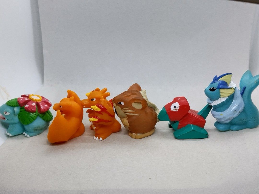 Bandai - Pokémon - Pokemon Finger Doll - Venusaur, Charizard, Raticate ...