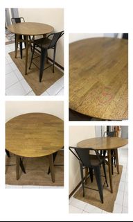 (New, Display Set) Dressing Table with Mirror & Stool - Solid ...