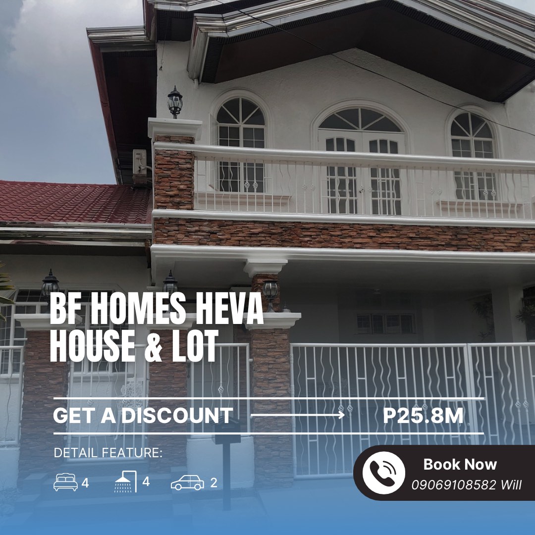 Three-Bedroom House and Lot for Sale in Bayanihan, BF Homes, Paranaque, Property, For Sale ...