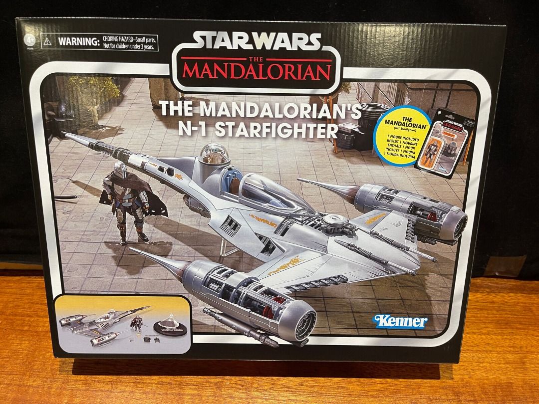 🔥💯BNIB Star Wars TVC Vintage Collection Mando N1 Starfighter from The ...