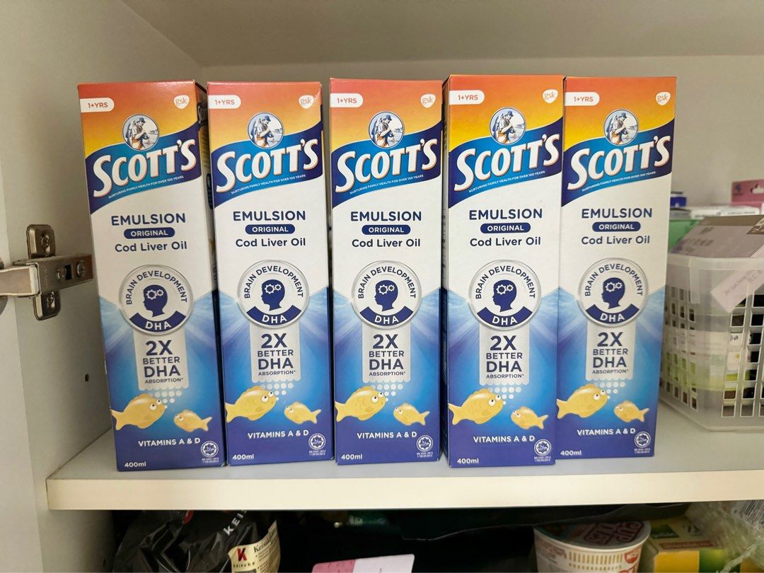 Brand New Scott’s Emulsion Original with Cod Liver Oil (Expiry Sep 2025 ...
