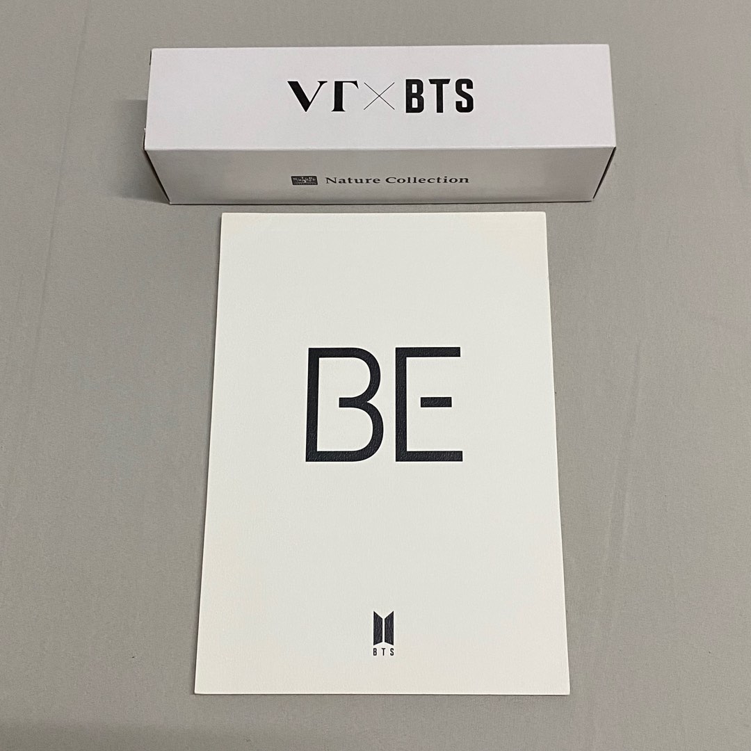 BTS BE Deluxe Album Weverse POB Notepad + VT x BTS Official Poster ...