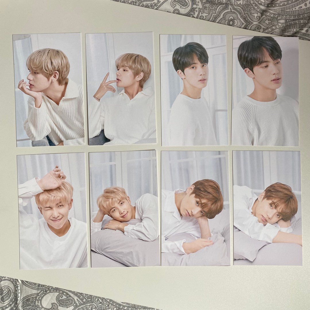 BTS mediheal postcards (rm jin suga jhope jimin taehyung jungkook ...