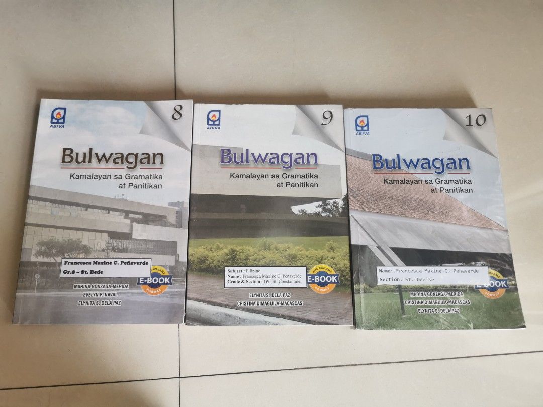 BULWAGAN FILIPINO 8,9,10, Hobbies & Toys, Books & Magazines, Textbooks ...