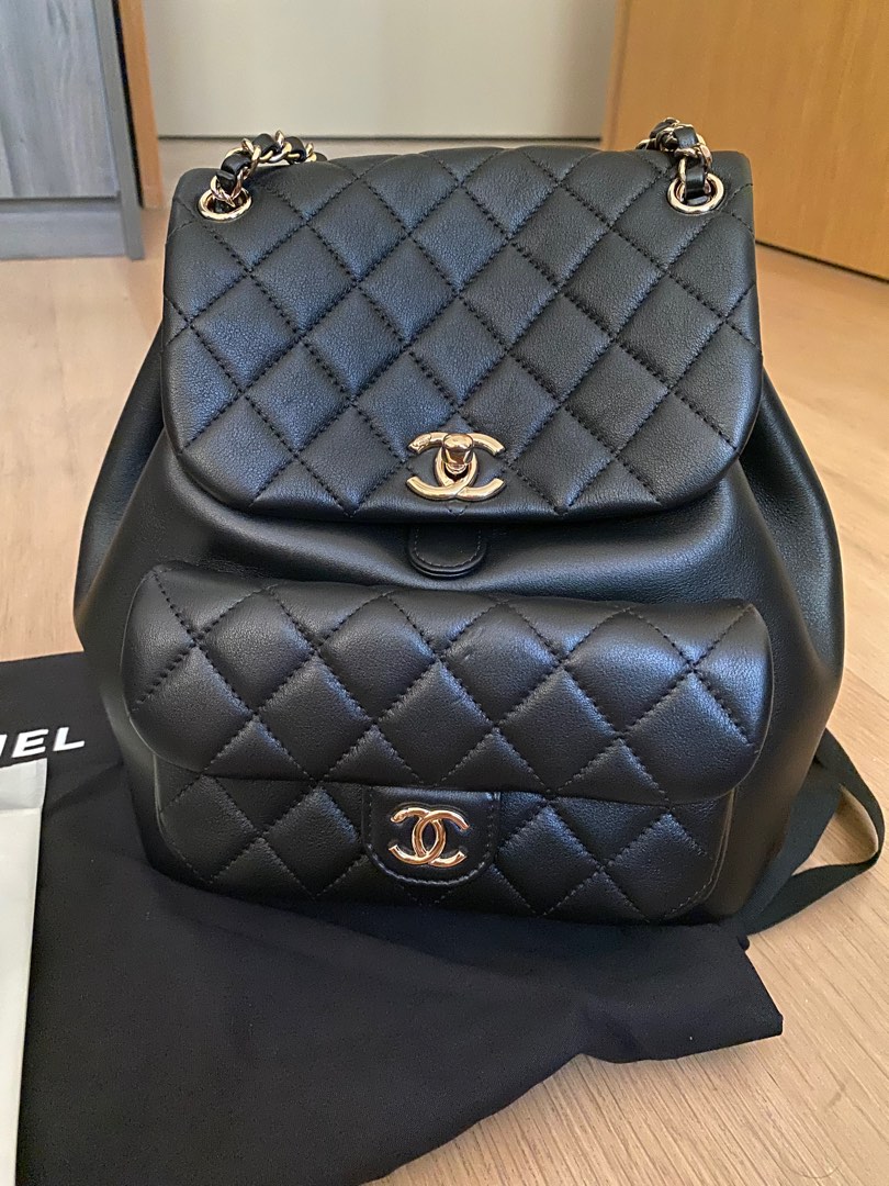CHANEL DUMA BACKPACK SMALL 2024, Luxury, Bags & Wallets on Carousell