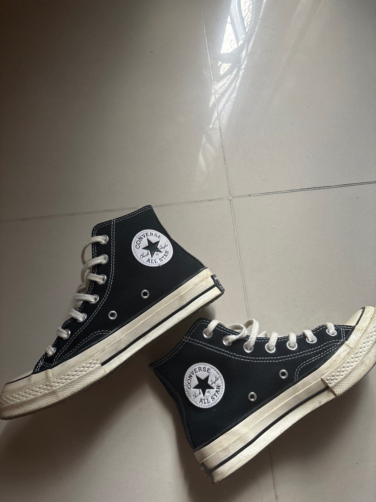 Converse Chuck Taylor - High Cut Black (original), Women's Fashion ...