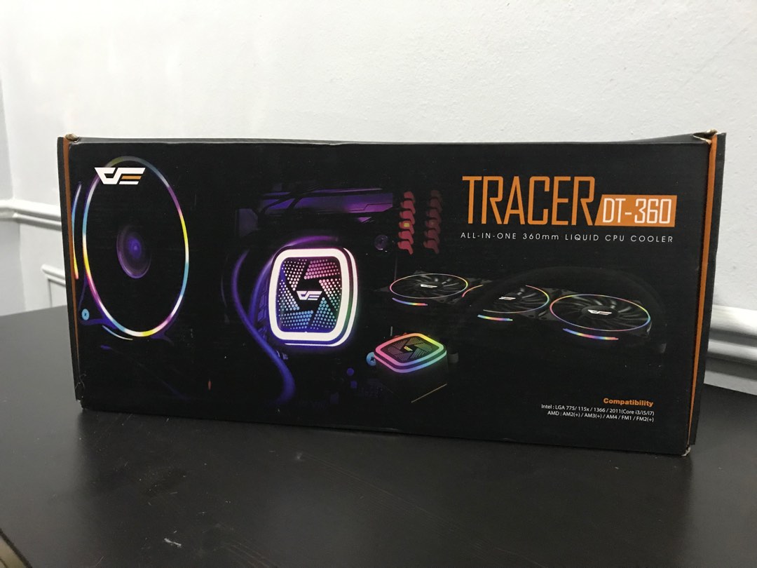 Darkflash Tracer DT 360 PC Liquid Cooler, Computers & Tech, Parts ...