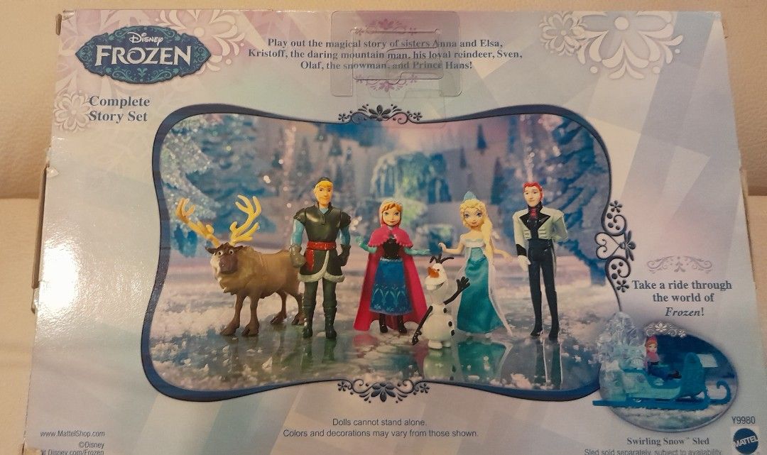 Disney Frozen Complete Story Set, Hobbies & Toys, Toys & Games on Carousell
