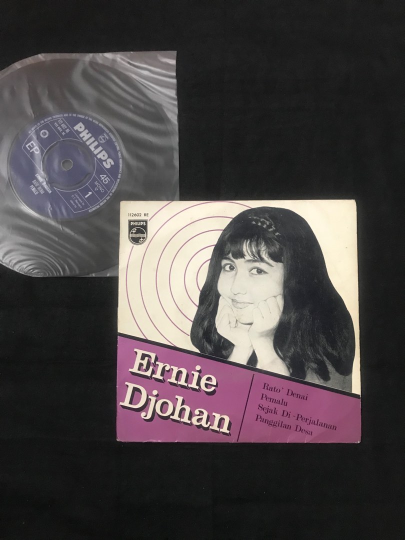 Ep 7” Ernie Djohan - Rato' Denai, Hobbies & Toys, Music & Media, Vinyls ...