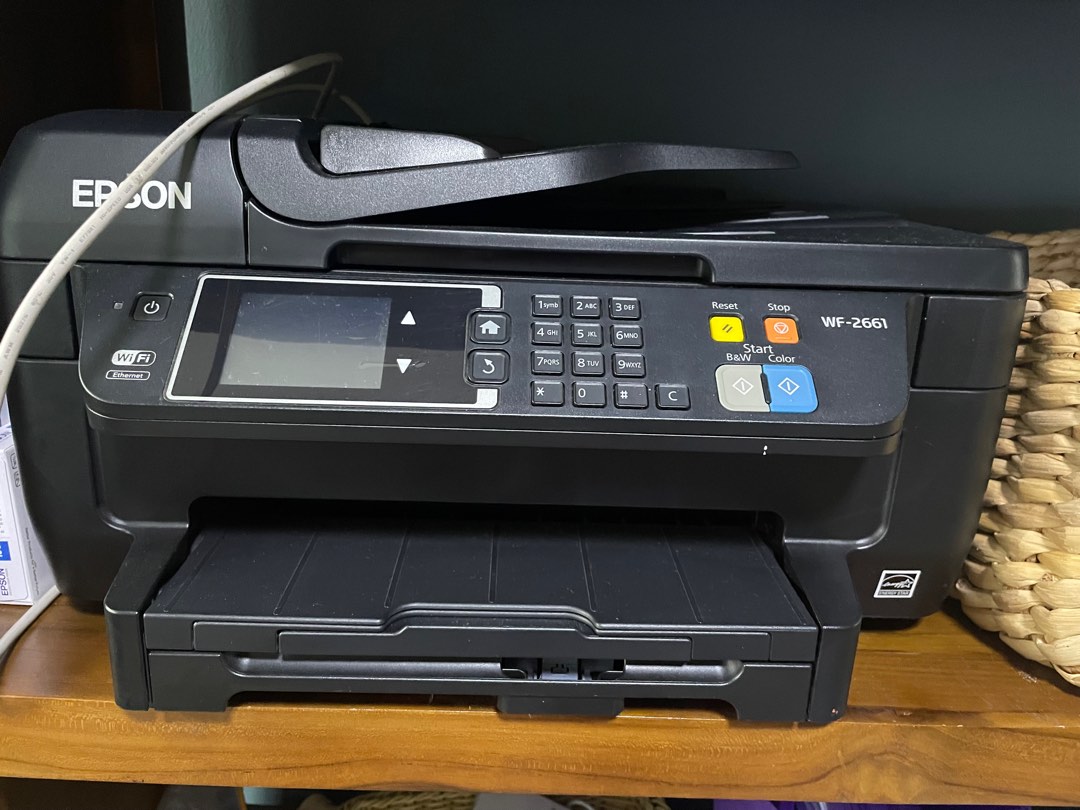 Epson printer WF 2661 and ink, Computers & Tech, Printers, Scanners ...