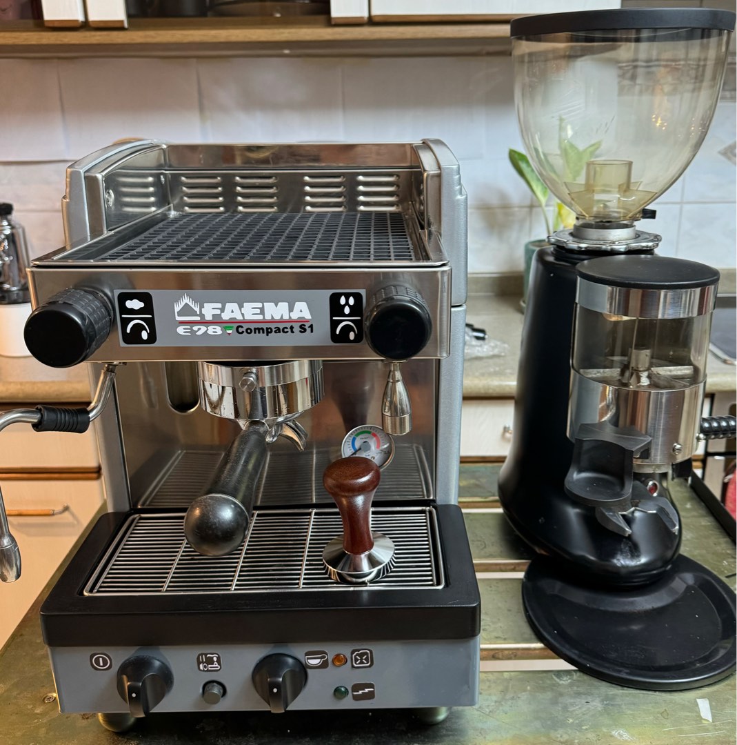 Faema E98 S1 Compact Manual Espresso Coffee Machine with Commercial ...