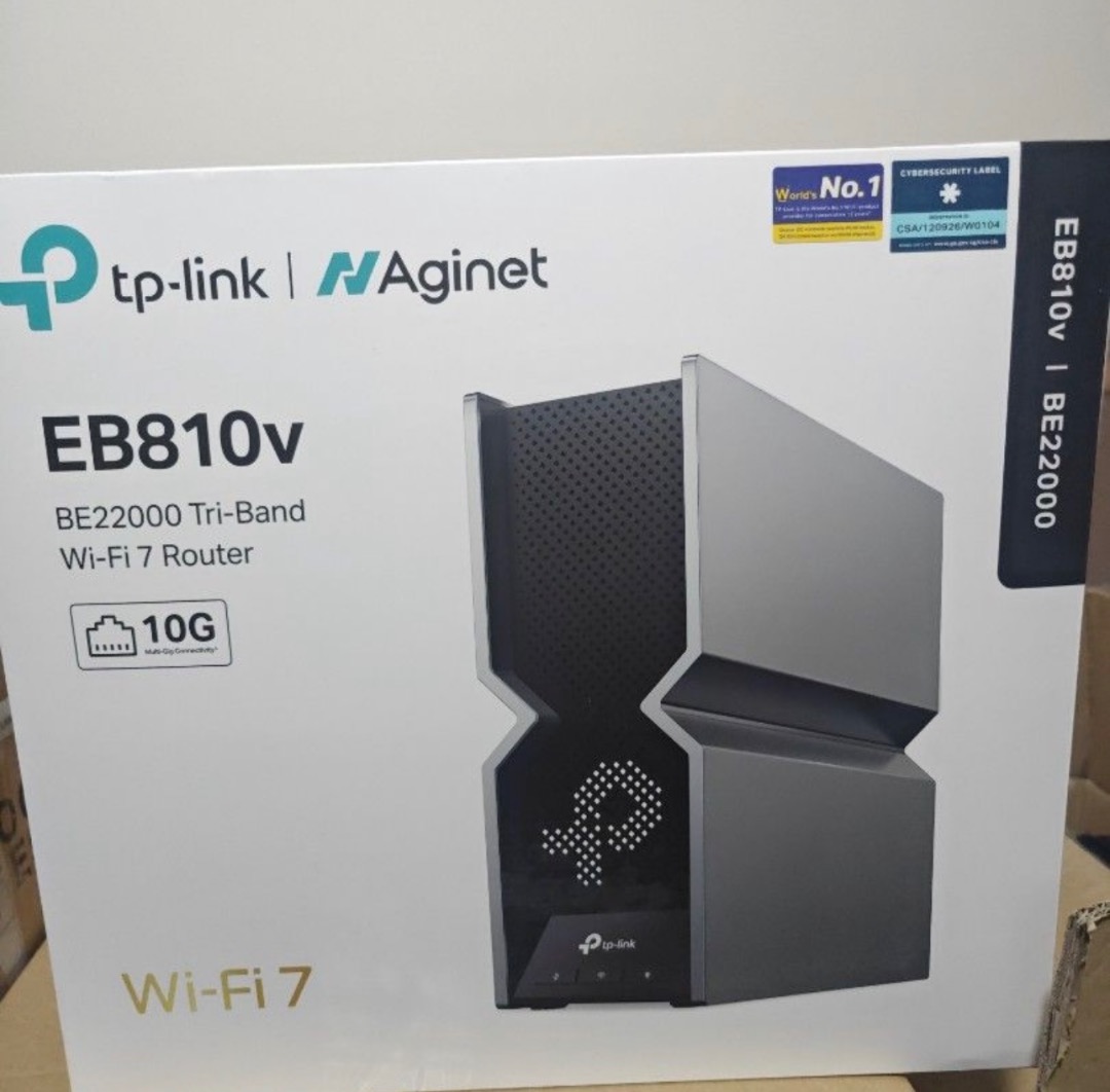 Fast deal 10Gbps WiFi 7 Router Tp-link EB810V 22000 router, Computers ...