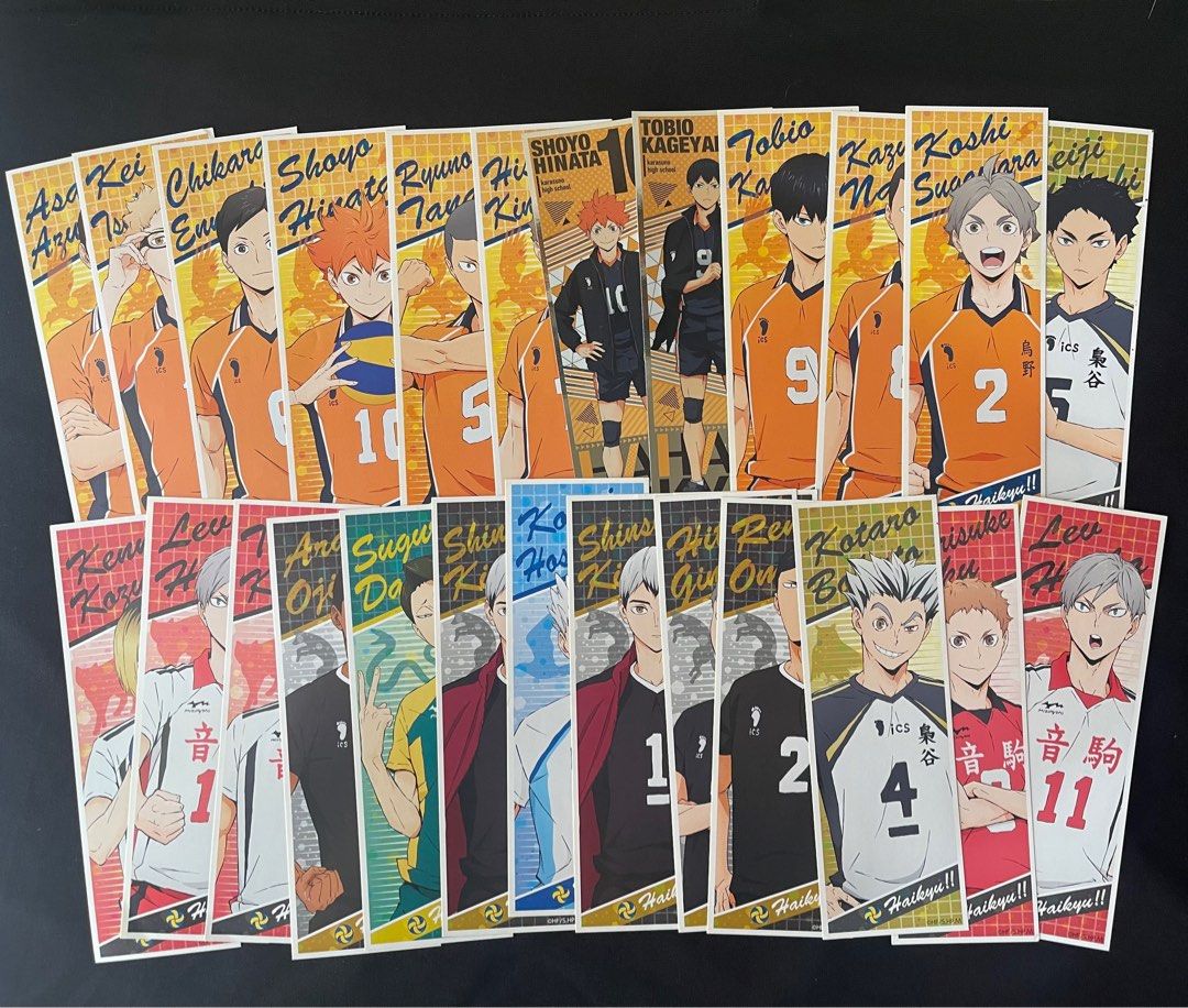 Haikyuu Official Stickers, Hobbies & Toys, Toys & Games on Carousell