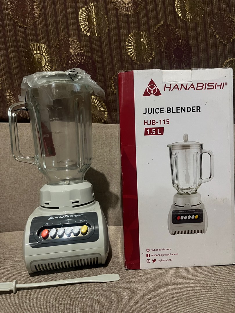 Hanabishi Juice Blender HJB-115, TV & Home Appliances, Kitchen ...
