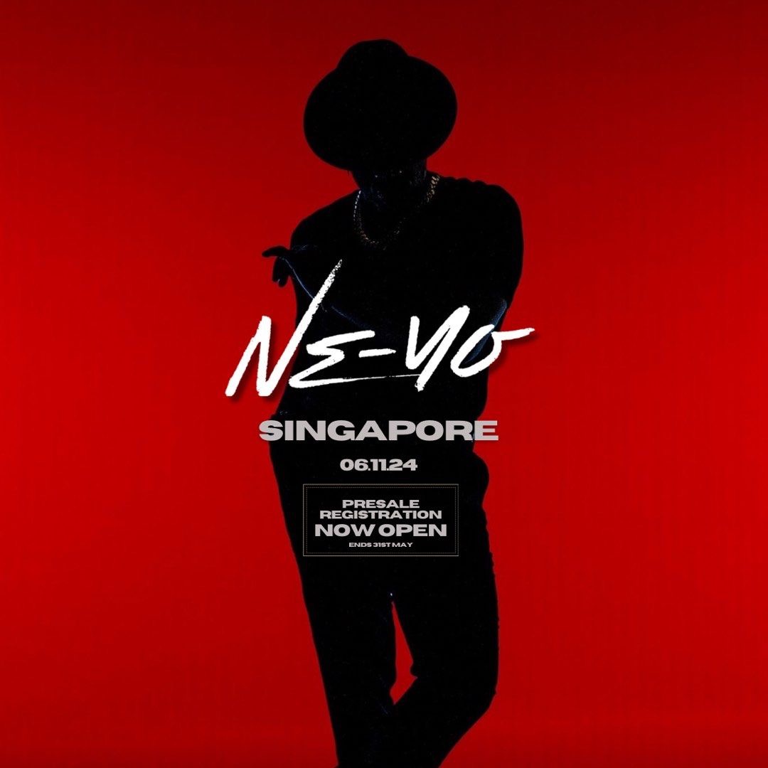 [HTB] Ne-Yo Champagne and Roses Tour in Singapore 2024, Lifestyle ...