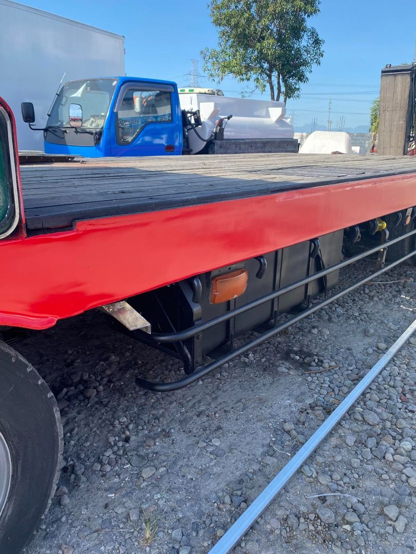 JAPAN SURPLUS - FUSO SUPER GREAT SELF LOADER W/ WINCH & HYDRAULIC RAMP ...