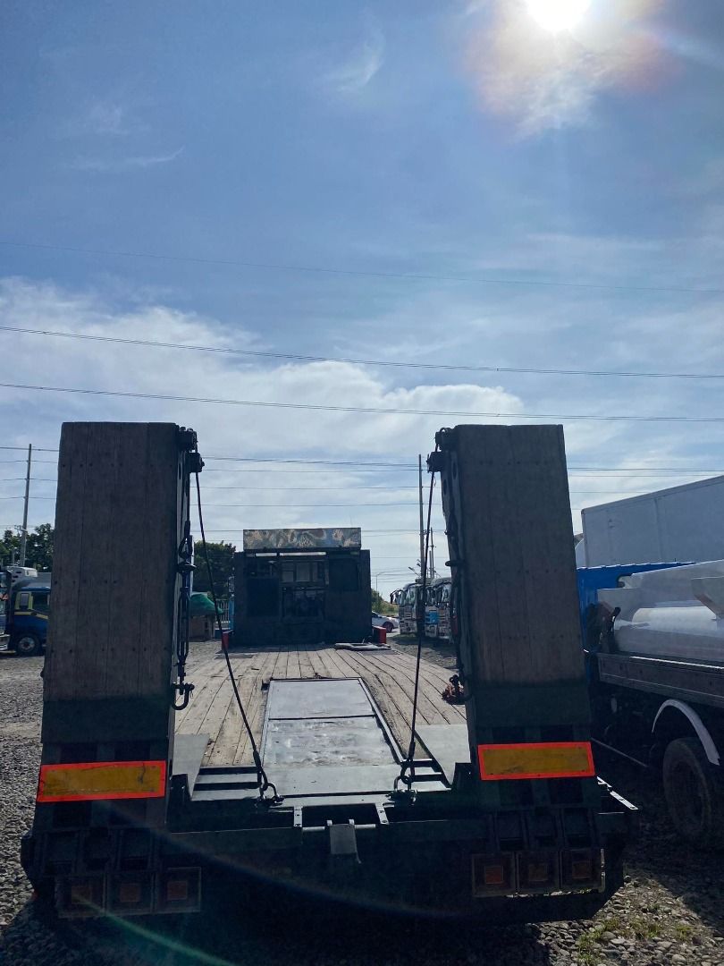 JAPAN SURPLUS - FUSO SUPER GREAT SELF LOADER W/ WINCH & HYDRAULIC RAMP ...