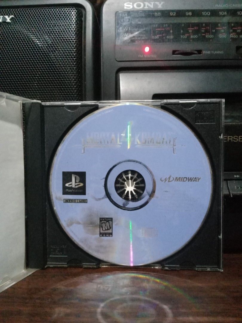 Kaset / compact disk PlayStation 1 original , MORTAL KOMBAT 4 ( 1 CD )koleksi game vintage jadul ...