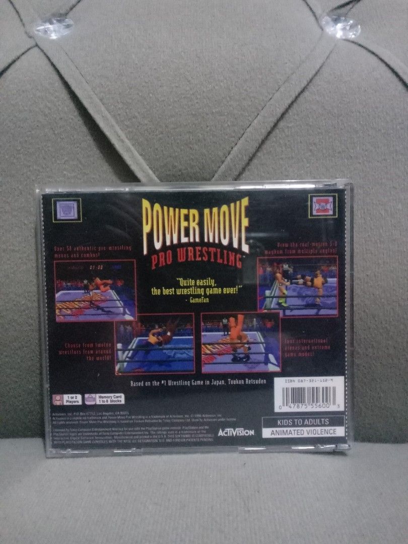 Kaset / compact disk PlayStation 1 Original , POWER MOVE pro wrestling ...