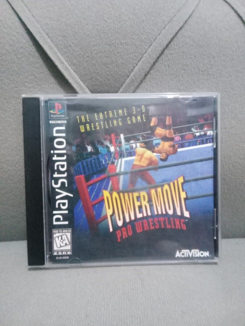Kaset / compact disk PlayStation 1 Original , POWER MOVE pro wrestling ...