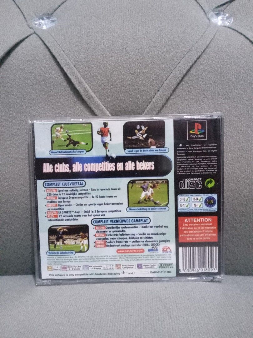 Kaset / compact disk PlayStation 1 Original , FIFA 99 ( 1 CD ) koleksi ...