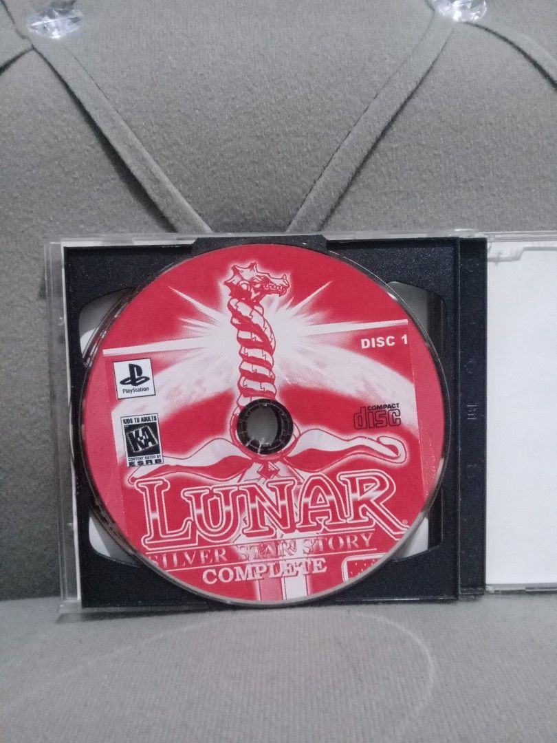 Kaset / compact disk PlayStation 1 Original , LUNAR silver star story ...