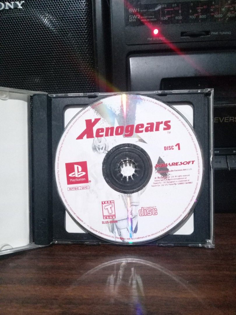 Kaset / compact disk PlayStation 1 original,XENOGEARS X ( 2 CD )koleksi ...