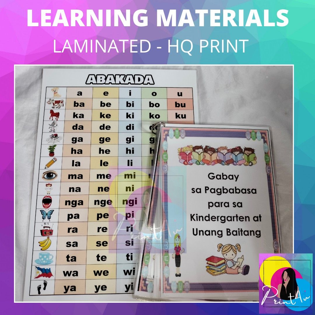 Learning Chart for Kids - Laminated waterproof, Hobbies & Toys, Toys ...