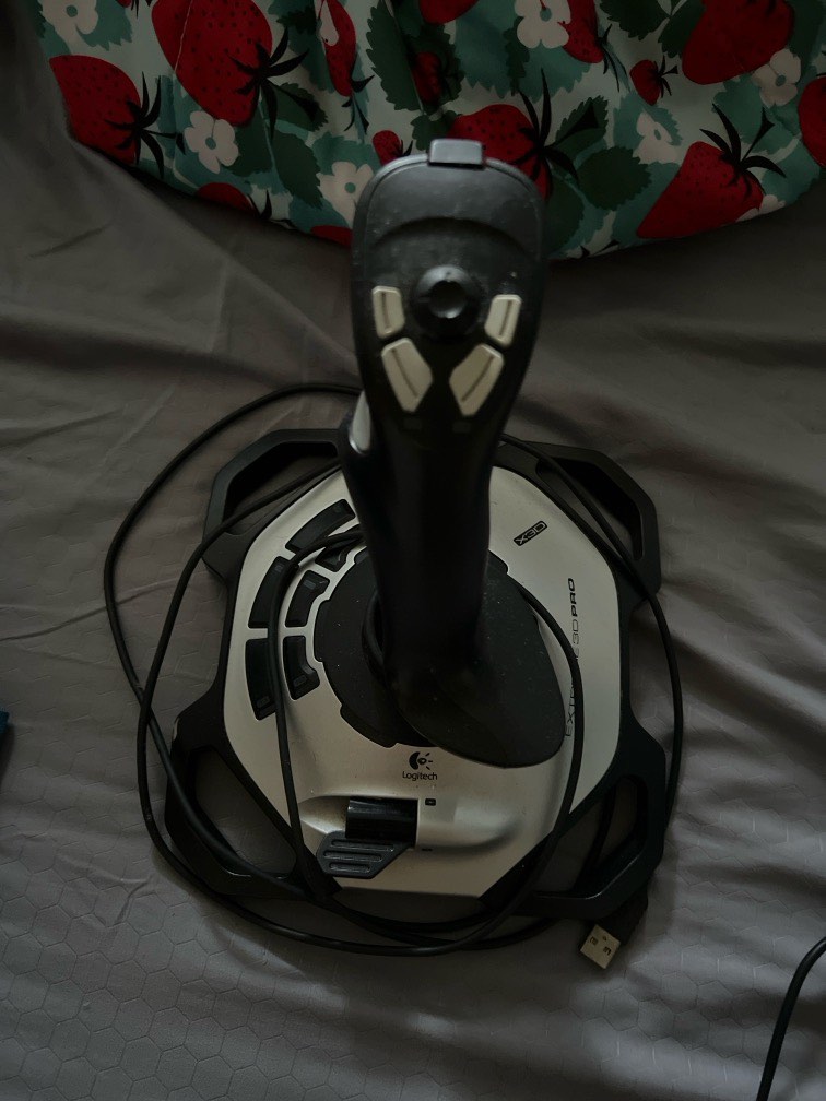 Logitech 3D Extreme flight sim controller, Video Gaming, Gaming ...