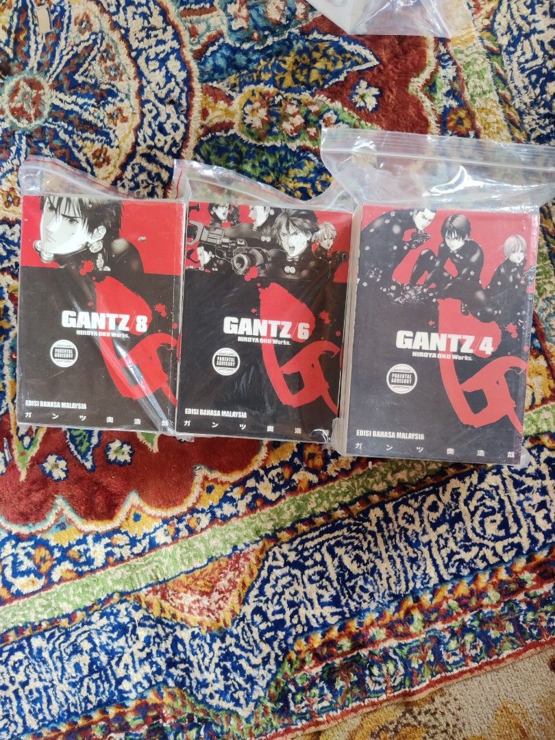 Manga Gantz vol 1-8(set), Hobbies & Toys, Books & Magazines, Comics ...