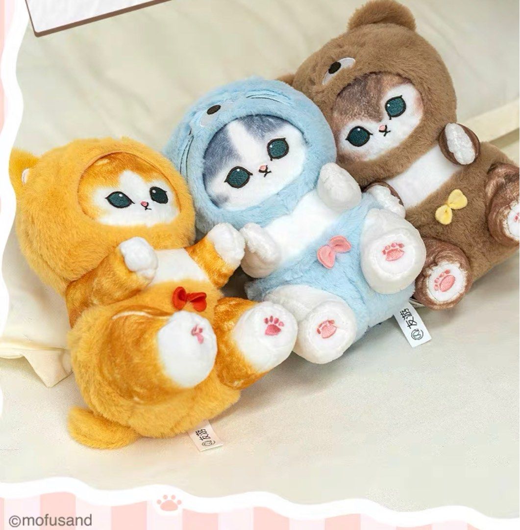 MOFUSAND CAT ANIMAL SERIES 22 CM (BEAR , SEAL , DOG ), Hobbies & Toys ...