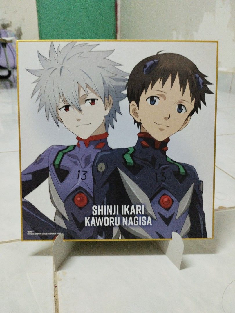 NEON GENESIS EVANGELION KAWORU NAGISA AND SHINJI IKARI SHIKISHI / ART ...